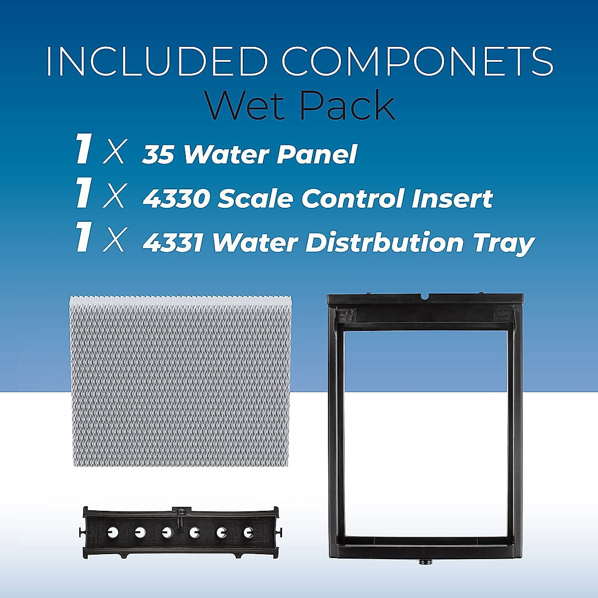 4839 Humidifier Maintenance Kit/Water Panel Model No. 35 Humidifier Filter Replacement for Aprilaire 600, 600A, 600M,Whole Home Humidifier Filter Fits for Aprilaire 600 Series