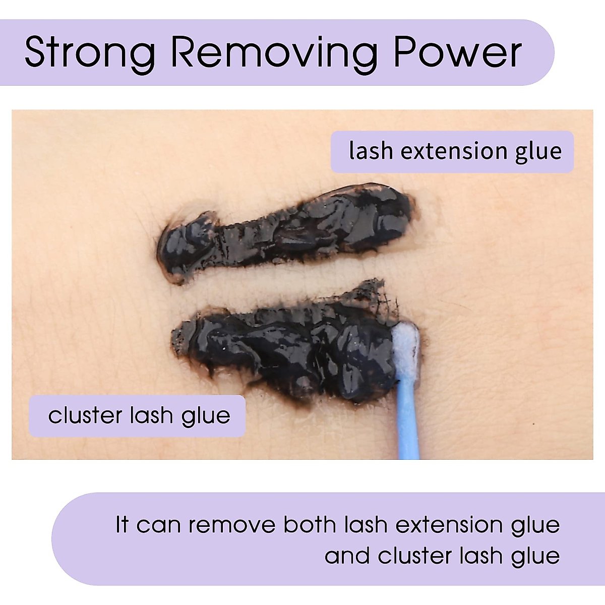 2 Style DIY Lash Clusters C/D Curl Soft and Wispy Cluster Lashes and Cluster Lash Glue Black Waterproof Long Lasting Lash Glue and Lash Remover Rose Low Irritation for Lash extensions/Lash Clusters
