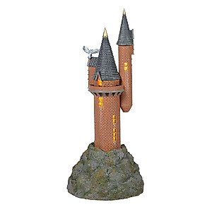Department 56, Glass Stone Harry Potter Village the Owlery Lit Building, 10.63 Inch, Multicolor