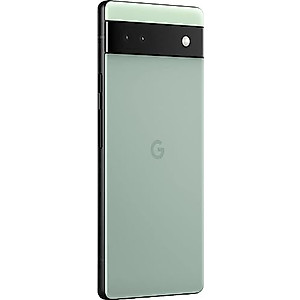 Google Pixel 6A 5G 128GB 6GB RAM Factory Unlocked (GSM Only | No CDMA - not Compatible with Verizon/Sprint) Global Version - Sage