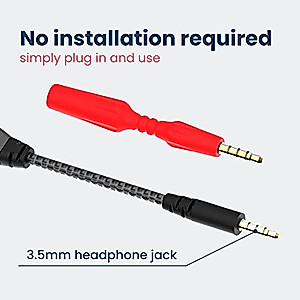 Brenthaven Edge Rugged Wired Over Ear Headphones with Mic, 3.5mm Jack, Long Tangle Free Cord - Comfortable, Durable, Lightweight and Drop Tested for Kids, K-12 Students, Classroom, School Use - Gray