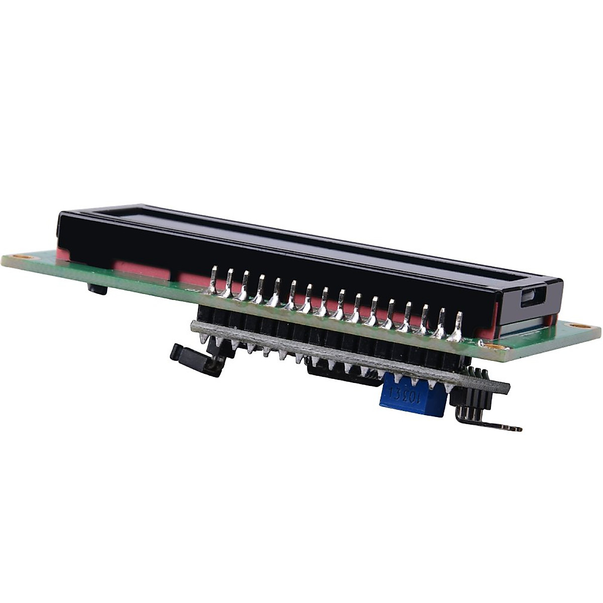 Qunqi IIC/I2C/TWI 1602 Display Module 16x2 Serial Blue Backlight LCD ...