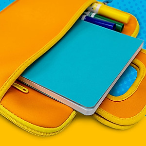 Pebble Gear Disney Mickey and Friends Carry Bag - Universal Neoprene Kids Carry Bag in Disney Mickey and Friends-Design, for 7" Tablets (Fire 7 Kids Edition, Fire HD 8 case), Durable Zip