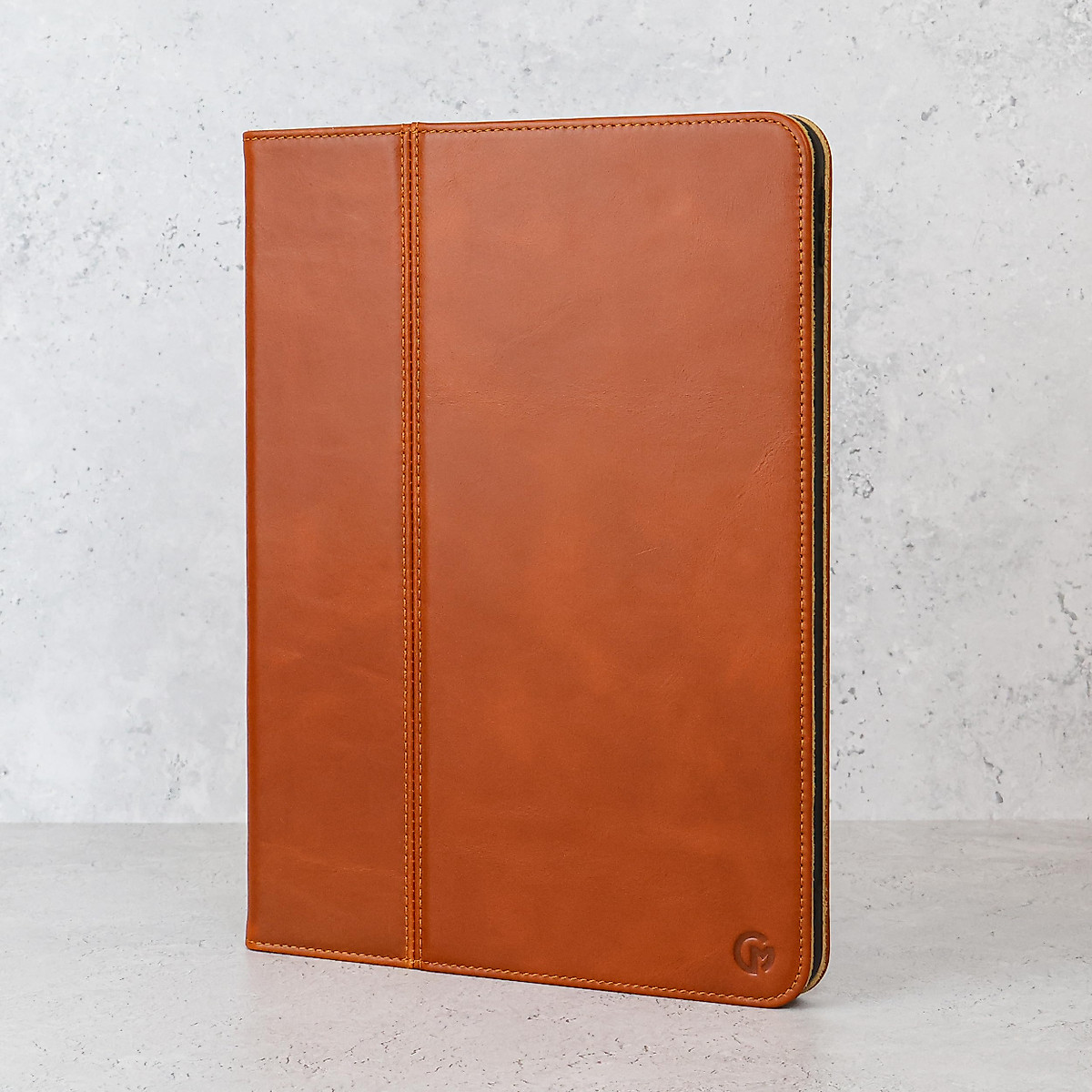 Casemade Real Leather Case Compatible with iPad Pro 10.5” / Air 3rd Gen (2019) - Full-Grain Leather Cover, Auto Sleep/Wake, Dual Stand Position (Tan)