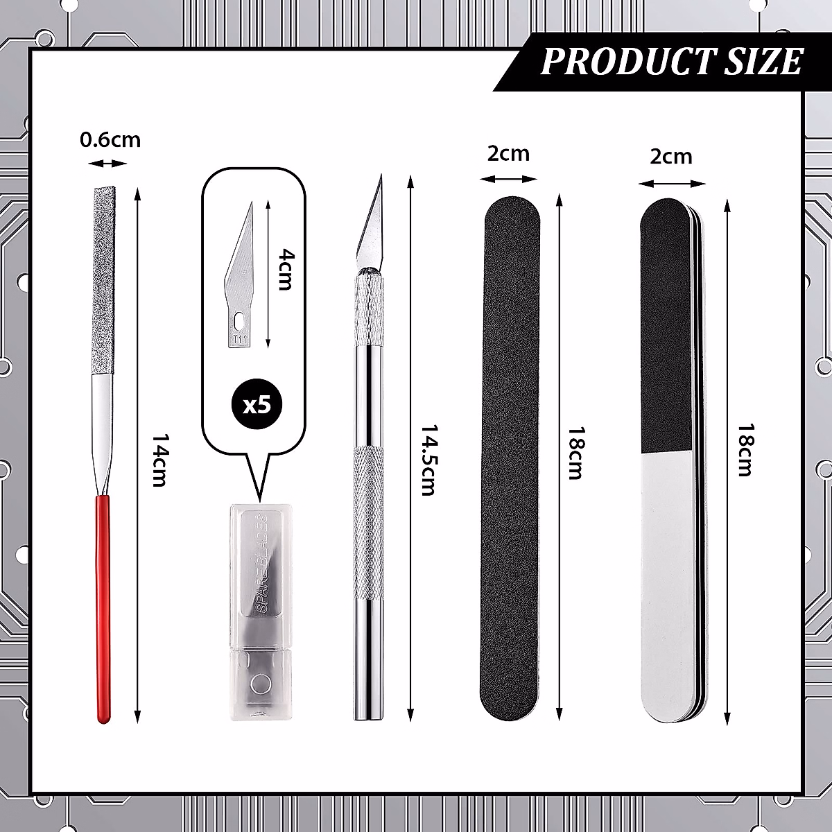 24Pcs Metal Puzzle Tool Set DIY Metal Model Kits Tools with Clippers Edge Bending Tool Tab Twisting Tool Cylinder Cone Shape Bend Assist Tool Wire Wrapping Mandrel Ball Stylus and Bag for Metal Puzzle