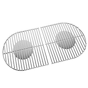 Stanbroil Solid Rod Stainless Steel Grill Cooking Grates Replacement Parts for Coleman Roadtrip Swaptop Grills LX LXE LXX, 2 Pack