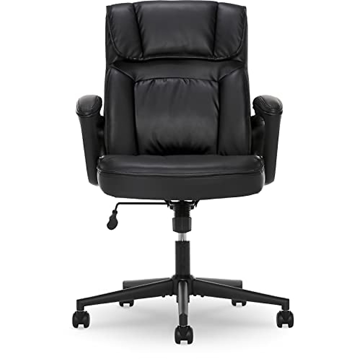 Serta Style Comfort Black Bonded Leather Hannah I Office Chair,
