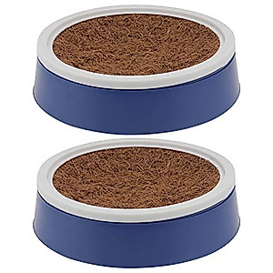 DOITOOL Plastic Bird Nest 2 Set Bird Breeding Nest Pigeon Hatching Box Hand Woven Pet Bird Breeding Nest Cage for Pigeon Parrot Cockatiel Parakeet Hummingbird Pigeon Breeding Bowl