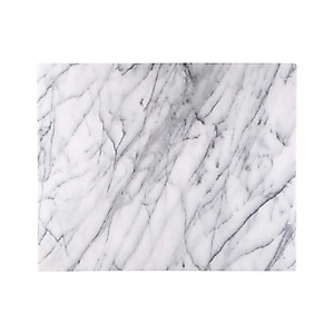Villa Acacia Marble Cutting Board - 20 x 16 Inch Marble Slab Pastry Board for Charcuterie, Cheese, Dough, Dessert - Decorative Stone Cutting Board for Kitchen and Home﻿