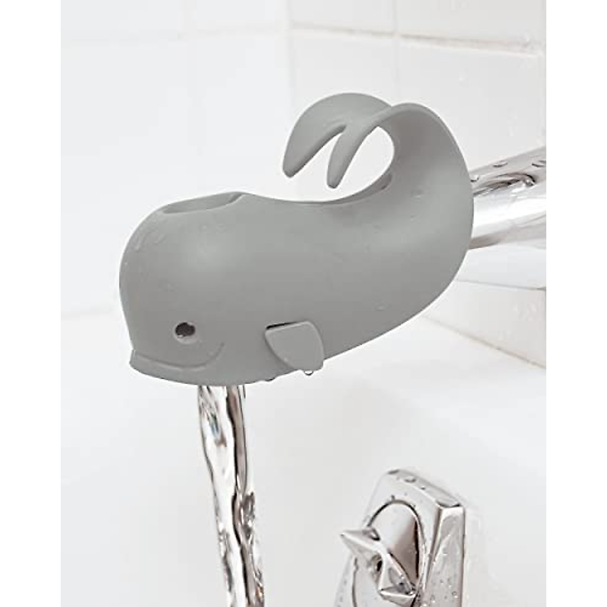 Skip Hop Bath Spout Cover, Universal Fit, Moby, Grey