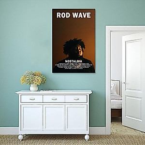Rod Poster Wave Nostalgia Music Album Cover Canvas Art Poster And Wall Art Hanging Decor for Modern Family Corridor Posters 12x18inch(30x45cm)