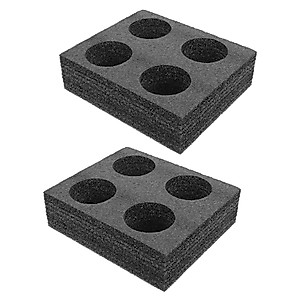 Foam Drink Carrier Holder Trays: 2pcs 4 Cup Holder Drink Carriers Coffee Drink Milk Tea Holder for Takeout Picnics Outdoors Travel