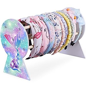 Basumee Headband Holder Hair Accessories Headband Organizer for Girls Hair Hoop Headband Display Stand Hairband Stand Rack Headband Storage Organizer for Home Room Decors