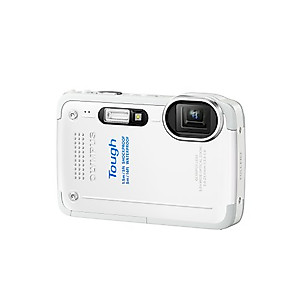 Olympus Stylus TG-630 iHS Digital Camera with 5x Optical Zoom and 3-Inch LCD (White) (Old Model)