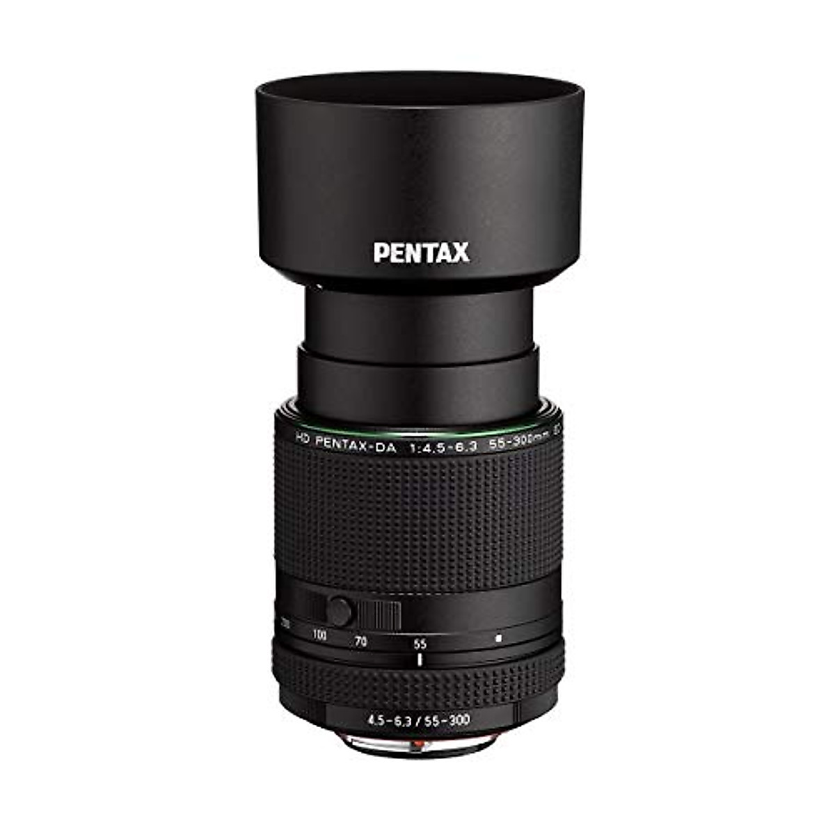 Pentax K-3 Mark III APS-C-Format DSLR Camera Body, Black - with HD DA 55-300mm f/4.5-6.3 ED PLM WR RE Telephoto Zoom Lens