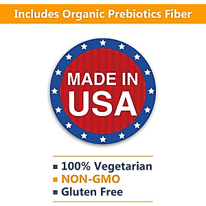 NewRhythm Probiotics 50 Billion CFU 20 Strains, 60 Veggie Capsules, Targeted Release Technology, Stomach Acid Resistant, No Need for Refrigeration, Non-GMO, Gluten Free