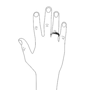 Personalized Simple Dome Black Couples Titanium Wedding Band Ring For Men For Women Comfort Fit 6MM Custom Engraved