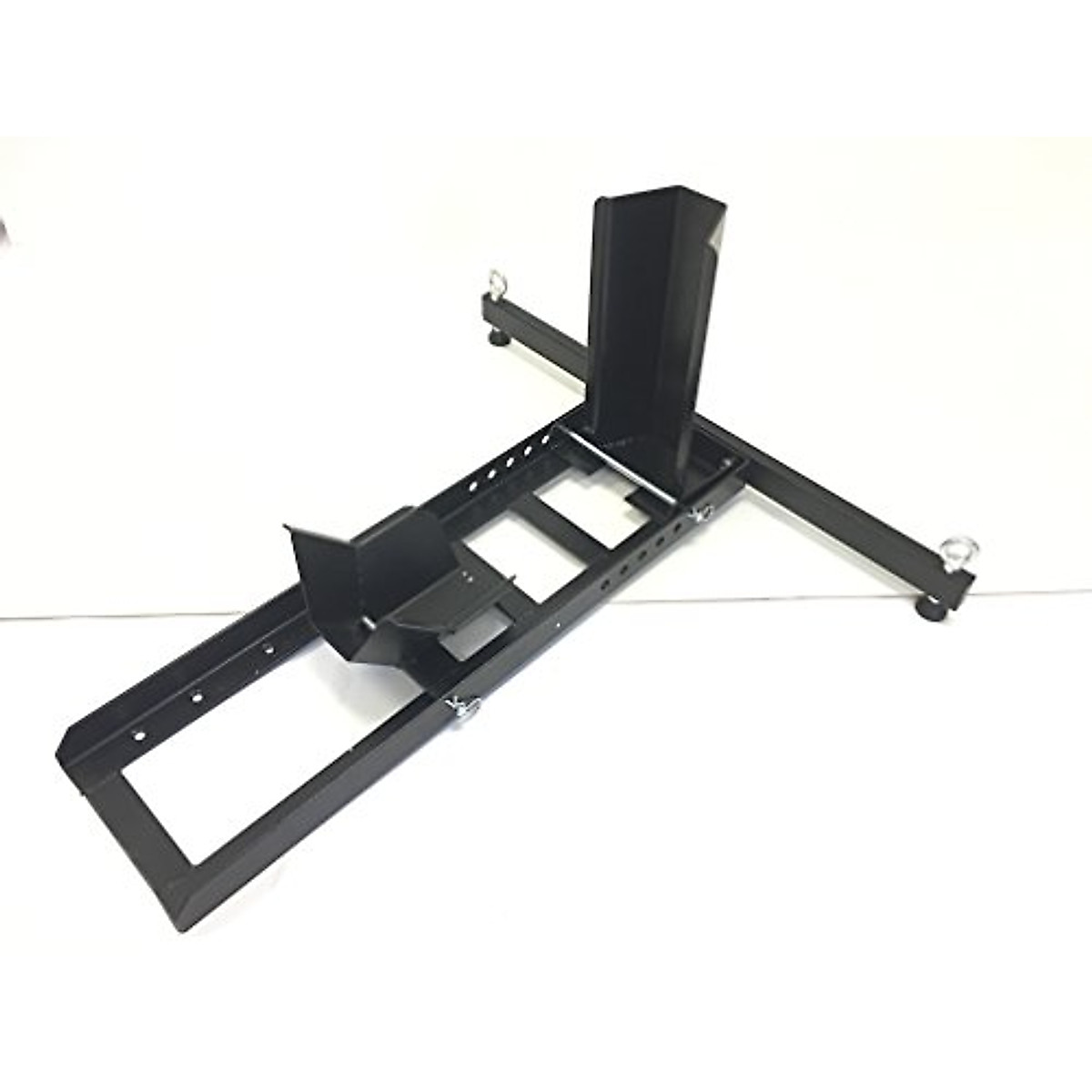 MaxxHaul 70271 Adjustable Motorcycle Wheel Chock Stand Heavy Duty 1800lb Weight Capacity