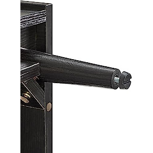 Crosley Furniture Liam Vinyl Record Storage Stand, Tiered Storage Shelves for Records, Black