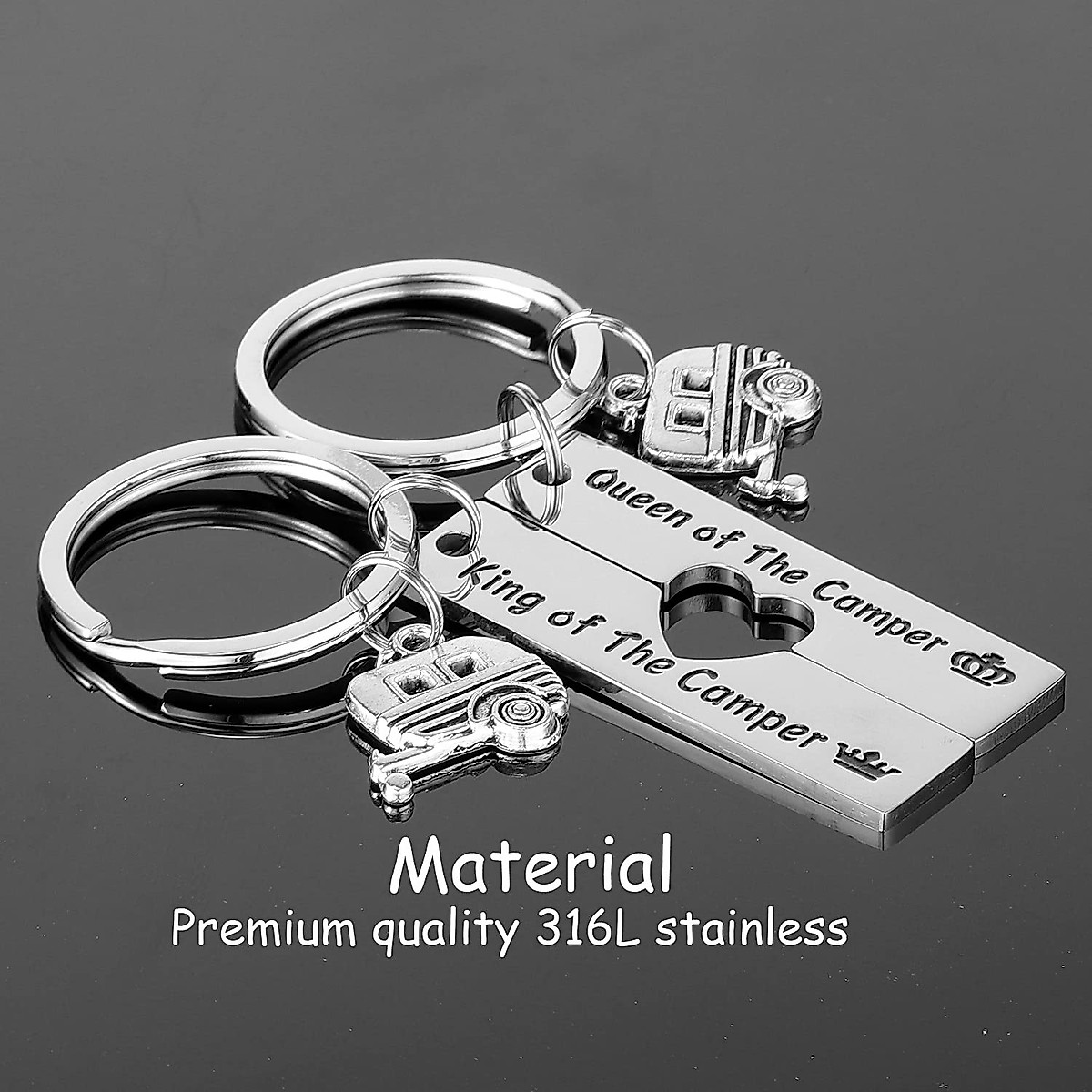 Kivosliviz Rv Camper Gifts Keychain for Men Women Cute Camping Stuff Best Rv Themed Camping Lovers Jewelry Camper Keyring Rv Keychain Camper Keychain