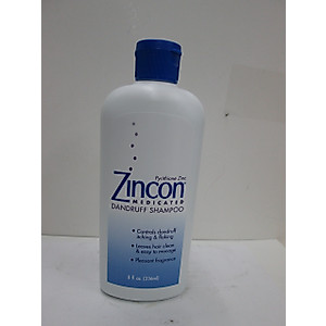 Zincon Medicated Dandruff Shampoo 8 oz (Pack of 3)