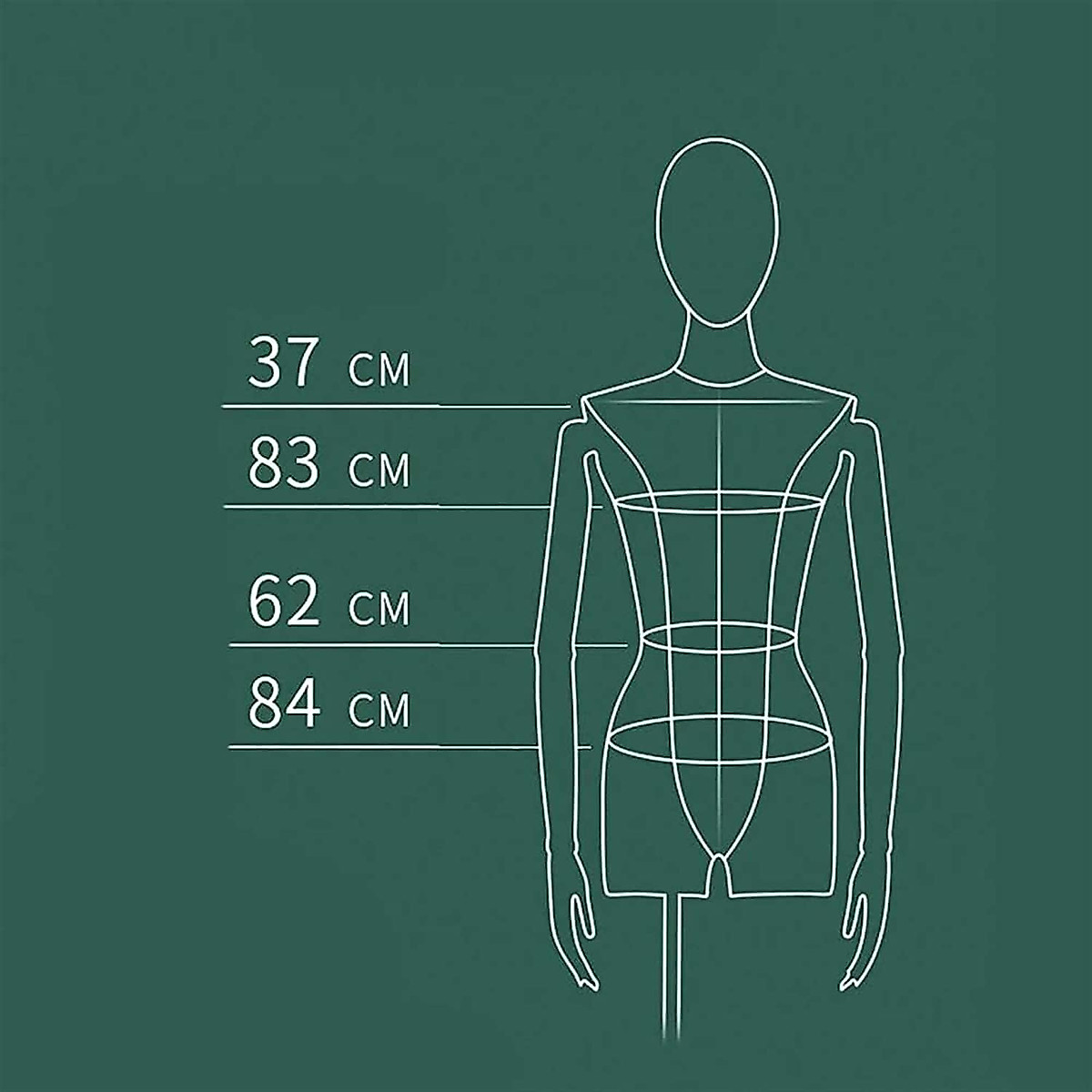 Tailors Dummy Mannequins Mannequin Body Female Tailors Dummy Mannequin with Metal Base Window Display Dressform Mannequin