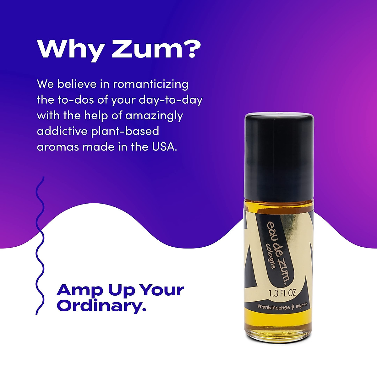 Zum Eau de Roll-On Cologne - Frankincense and Myrrh - 1.3 fl oz