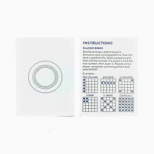 Yuanhe 2.5"X3.5" Bingo Calling Cards - Colorful and Durable Bingo Cards for Bingo Games, Complete Deck of 75 Numbers(B1-O75)