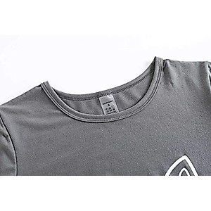 VENTELAN Women Pajamas Cute Christmas Bear Sleepwear Long Sleeve Stripes Loungewear