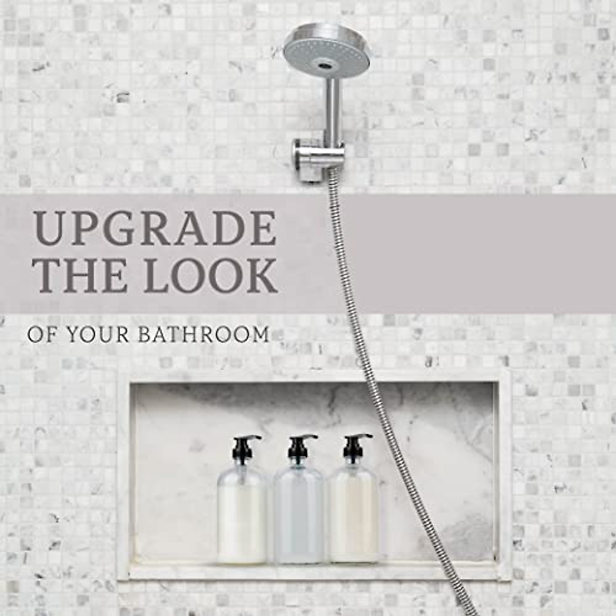kitchentoolz 32-Ounce Pump Bottles, Large Clear Glass Boston Round Bottles w/Black Pumps. Great for Lotions, Laundry Soap Detergent, Oils, Sauces - Food Safe and Medical Grade (Pack of 2)