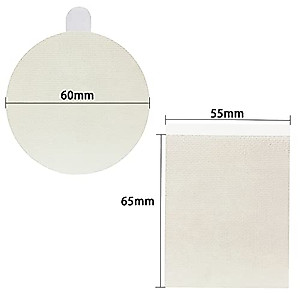 Birllaid 60Pcs Pool Repair Patches kit for Air Mattress, Repair Tearing Inflatables,Bounce House,Tent, Waterproof,Strong Adhesion,Heavy Duty