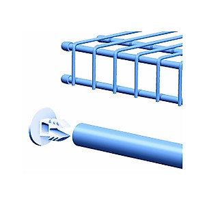 CLOSETMAID 7563800 Hang Bar Endcap (4 Pack)