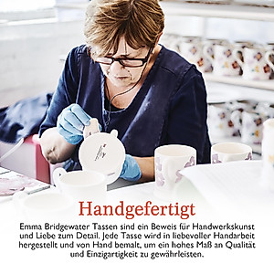 Emma Bridgewater Boho Handmade Ceramic Polka Dot Gift Half-Pint Coffee and Tea Mug