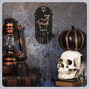 Qunclay Small Crystal Shelf Black Crystal Display Shelf Crystal Pendulum Holder Stand Display Shelf Witch Stuff Wooden Kit Hanging Rustic Crystal with 3 Pieces Crystals Stone (Butterfly Style)