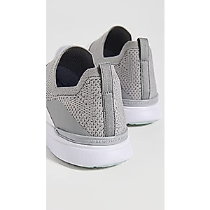 APL: Athletic Propulsion Labs Women's Techloom Bliss Sneaker, Cement/White/Melange, 7.5 Medium US