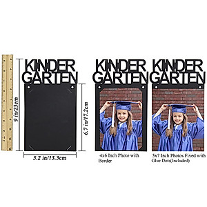 Graduation Decorations Class of 2024 Graduation Photo Banner K-12 Photo Display for Senior 2024 Picture Banner for High School 5th 8th Grad 4x6 SP001