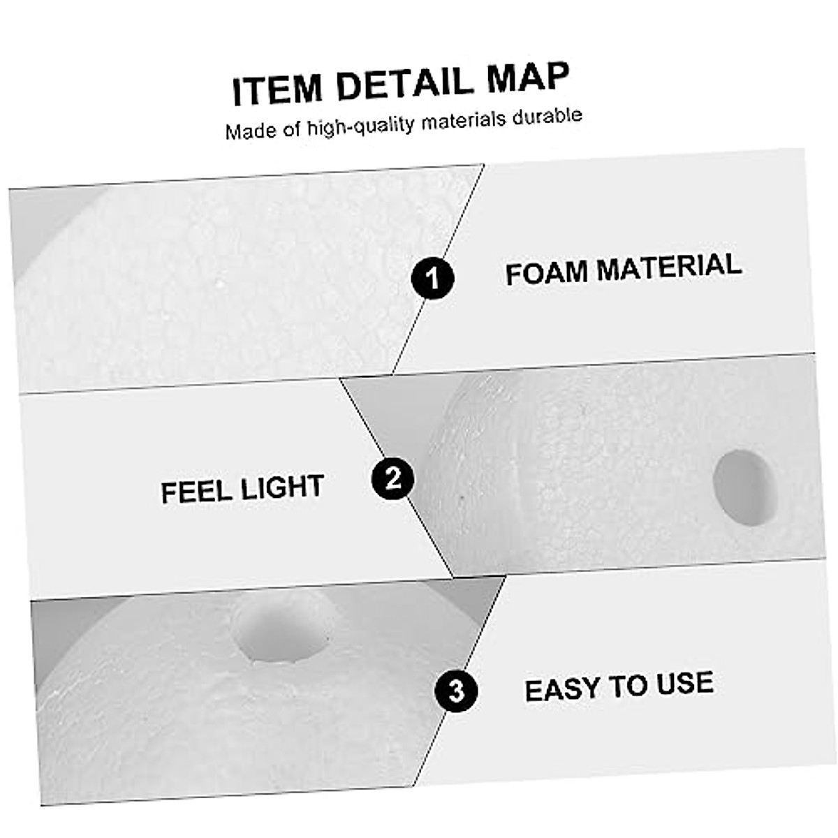 Garneck 3 Pcs Cake Model Cake Decorating Large Decorating Cake Dummie Cake Dome Dummy Cake Athletic Dress Wedding Cake Plates Dresses Cake Decorate Model White Fudge Big Cake