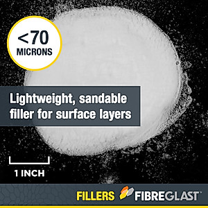 Fibre Glast Fiberglass Microspheres – Bond Putty & Whipped Filler Paste for Surface Repairs – Car, Auto, Boat & Forged Parts - Mix with Epoxy, Vinyl Ester, or Polyester Resin, Dries Clear, 4 Oz