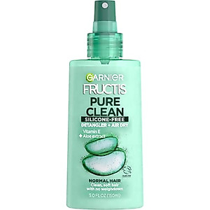Garnier Fructis Pure Clean Detangler + Air Dry, Aloe Vera, 5 Fl Oz