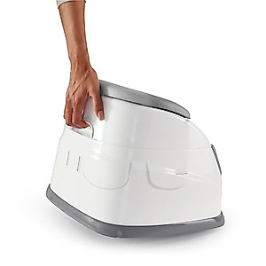 Ingenuity Baby Base 2-in-1 Booster Feeding and Floor Seat with Self-Storing Tray - Mist