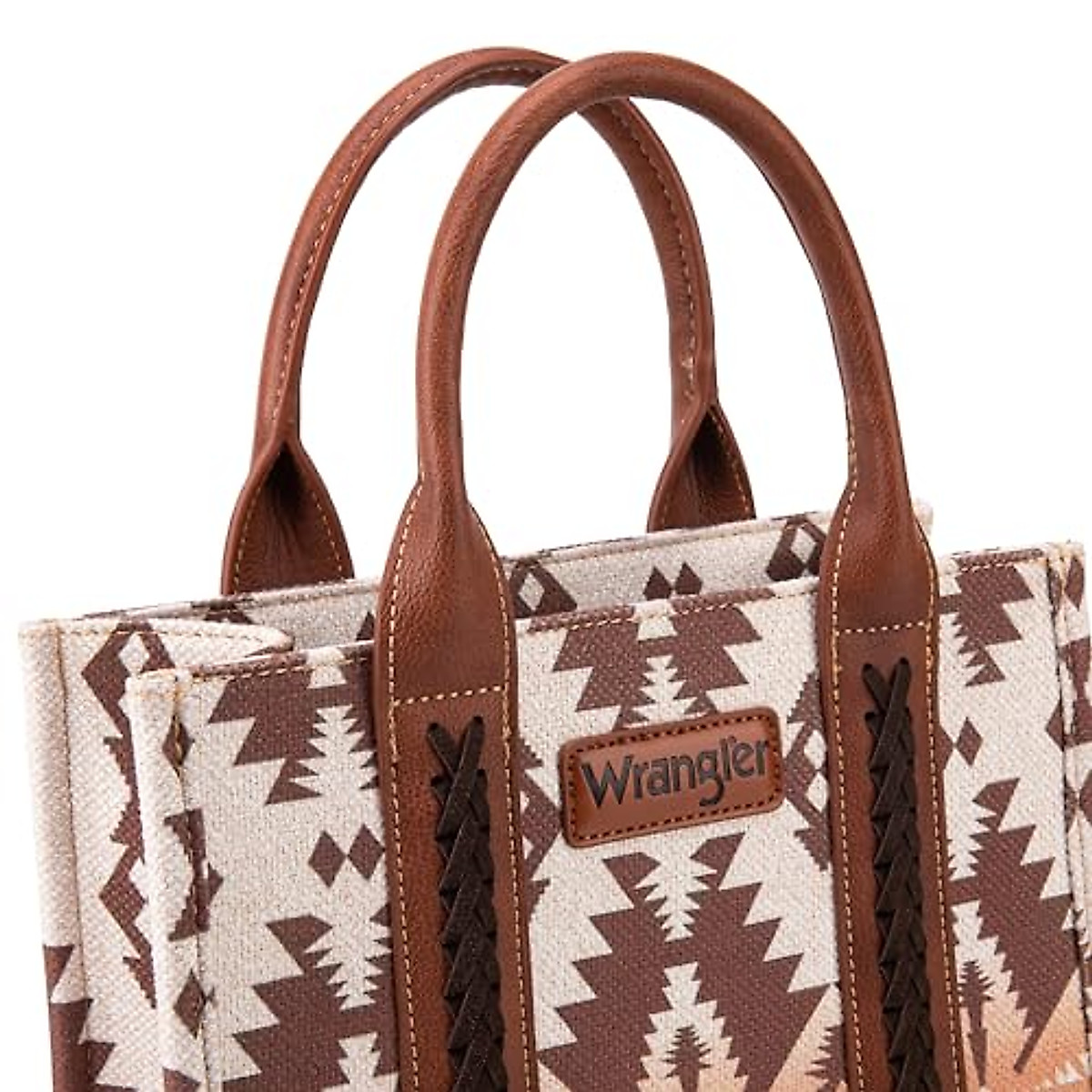 Wrangler Purse for Women Boho Aztec Tote Bag Hobo Shoulder Top Handle Handbags with Wide Guitar Strap christmas gift fall collection XY7 WG2203-8120SLCF