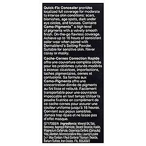 Dermablend Quick Fix Full Coverage Cream Concealer Stick , Fast & Easy Pecision Coverage with all day Hydration, Multi-tasking concealer for Dark Circles, Acne, and Scars