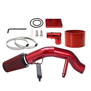 6.0 Cold Air Intake Kit for Ford F250 F350 F450 2003 2004 2005 2006 2007 Excursion 6.0L Diesel Red