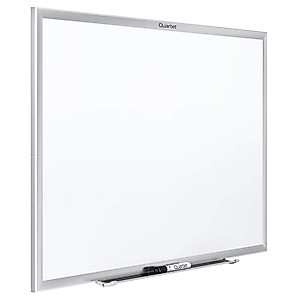 Quartet Magnetic Whiteboard, 6' x 4' White Board, Nano-Clean, Silver Aluminum Frame (SM537)