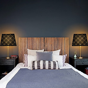 Royxen 2 Pack Metal Lamp Shades Vintage Lampshade for Table Lamp and Floor Light, Falling Stars