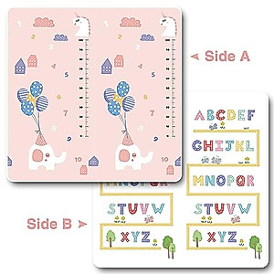 XIFAMNIY Xifanmiy Foldable Foam Baby Play Mat, 79 * 71 inch 0.6'' Thicken Extra Large Waterproof Activity Playmats for Babies,Toddlers, Infants,Baby Play Mat for Floor Indoor Outdoor