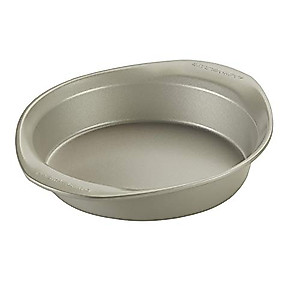 Rachael Ray Nonstick Bakeware Set without Grips includes Nonstick Bread Pan, Baking Pans, Cake Pans, Cookie Sheet / Baking Sheet - 10 Piece, Silver