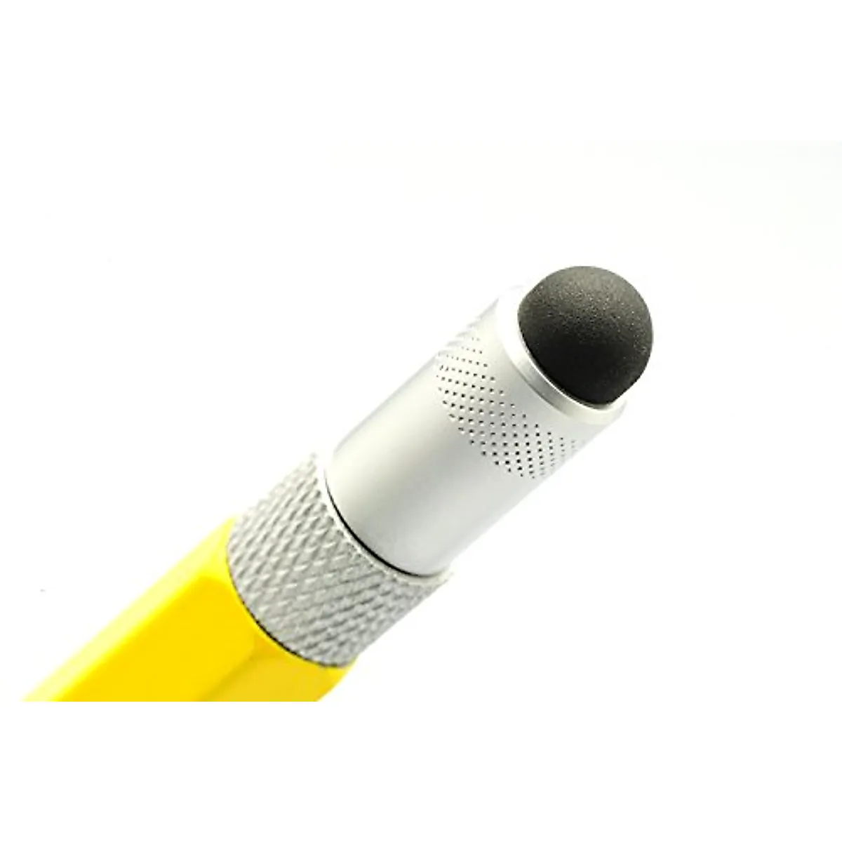 Screwdriver Pen Pocket Multi-Tool By EdgeWorks – Multi-Functional & Sturdy Aluminum DIY Tool, With Screwdriver, Stylus, Bubble Level, Ruler & Phillips Flathead Bit, Unique Gift Idea - Yellow