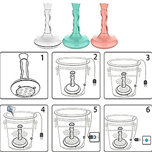 Portable Washer ，USB Mini Washing Machine ，High-Power Turbine Washing， For Travel Business Trip Or College Rooms，Apartment, Camping, Dorms and RV (white)