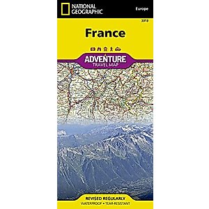 France Map (National Geographic Adventure Map, 3313)